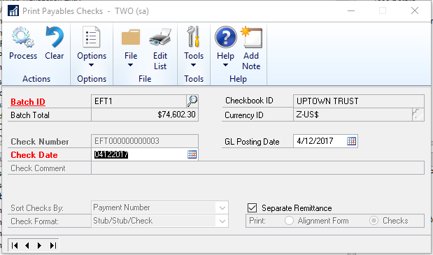 Setting up EFT for Payables Management in Dynamics GP 2013 and Later – Part 3 – Martin and ...