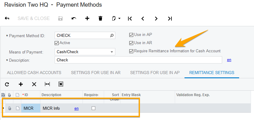 Configuring AP Checks for MICR Font in Acumatica 6.10 and above ...