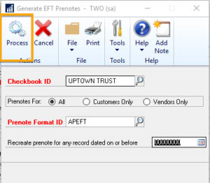 Setting up EFT for Payables Management in Dynamics GP 2013 and Later ...