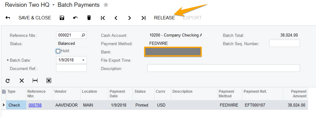 Emailing Vendor Remittances for AP ACH Payments in Acumatica – Martin ...